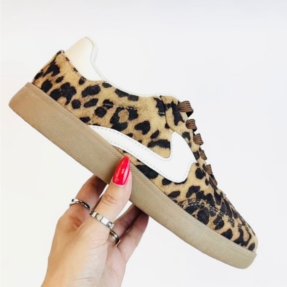 Shoes | Leopard Print Womens Sneakers | Poshmark